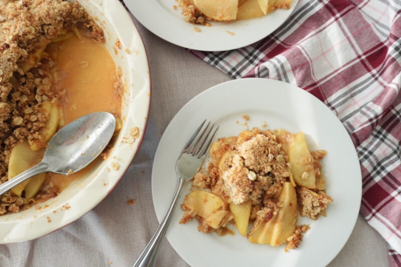 Simply Delicious Apple Crisp - Nourish Yourself