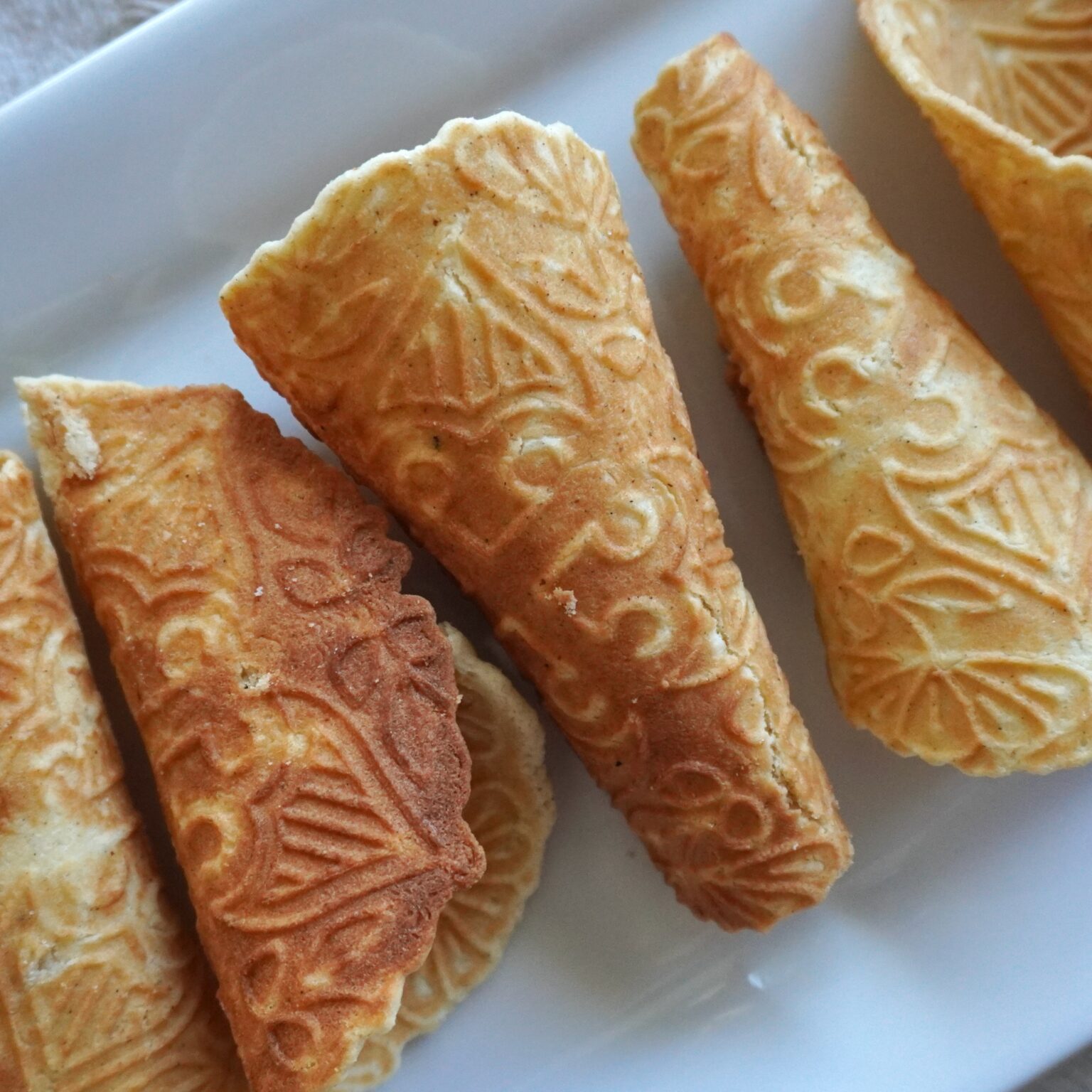 Norwegian Krumkaker - Norwegian Christmas Cookie - Nourish Yourself