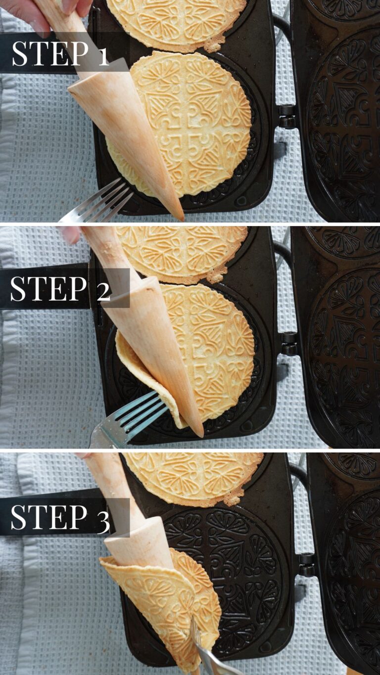 Norwegian Krumkaker - Norwegian Christmas Cookie - Nourish Yourself