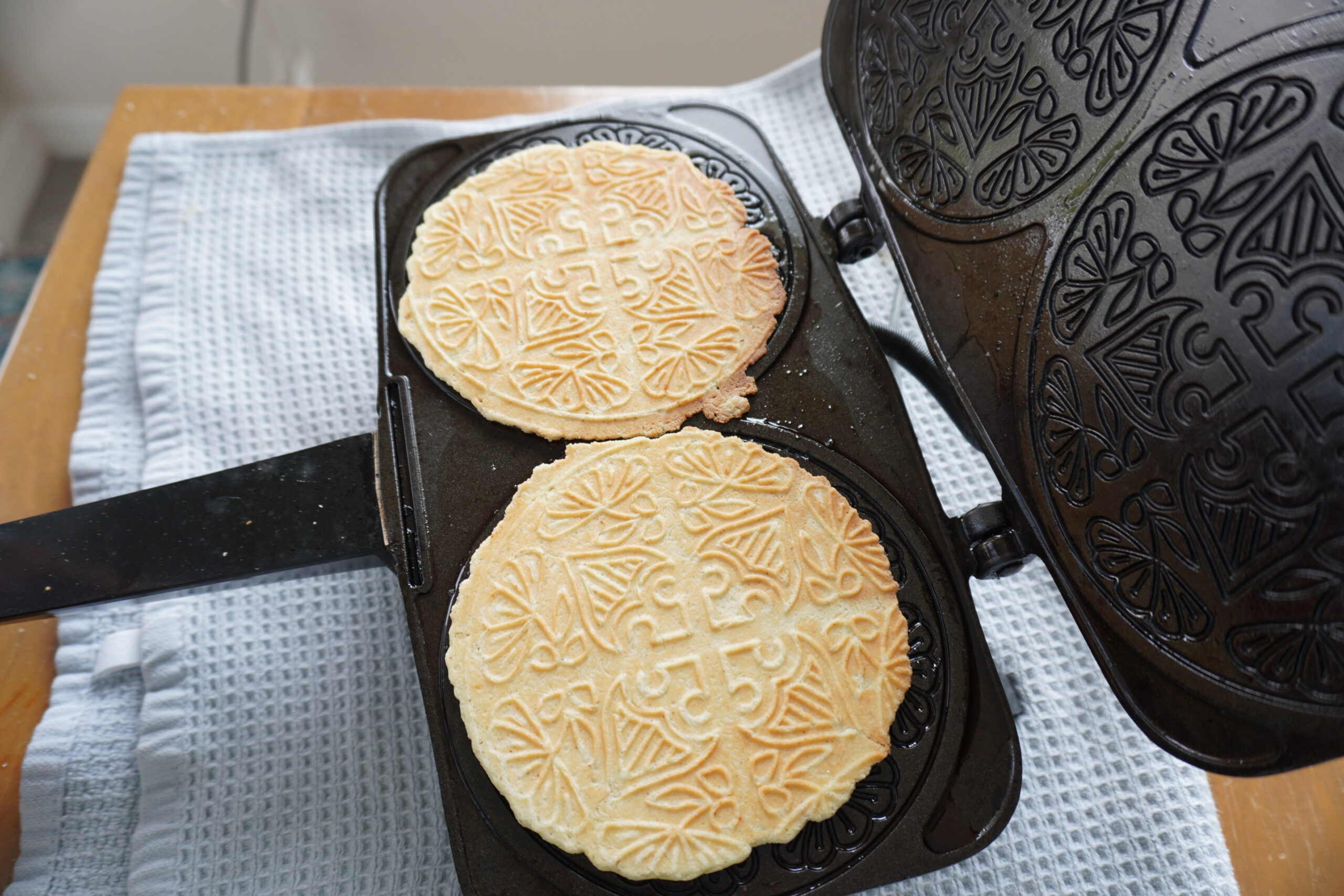 Norwegian Krumkaker - Norwegian Christmas Cookie - Nourish Yourself